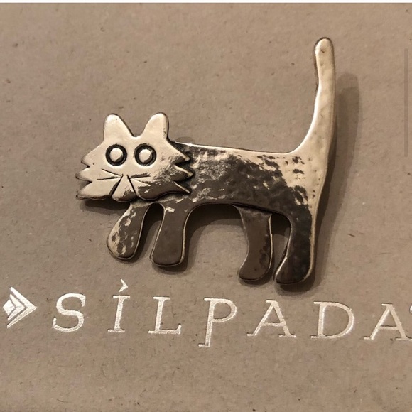 Silpada | Jewelry | Vintage Silpada Sterling Silver Cat Pinbrooch I59 ...